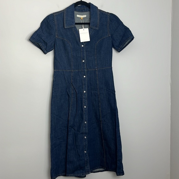 DownEast | Dresses | Nwt Downeast Snap Front Dress | Poshmark